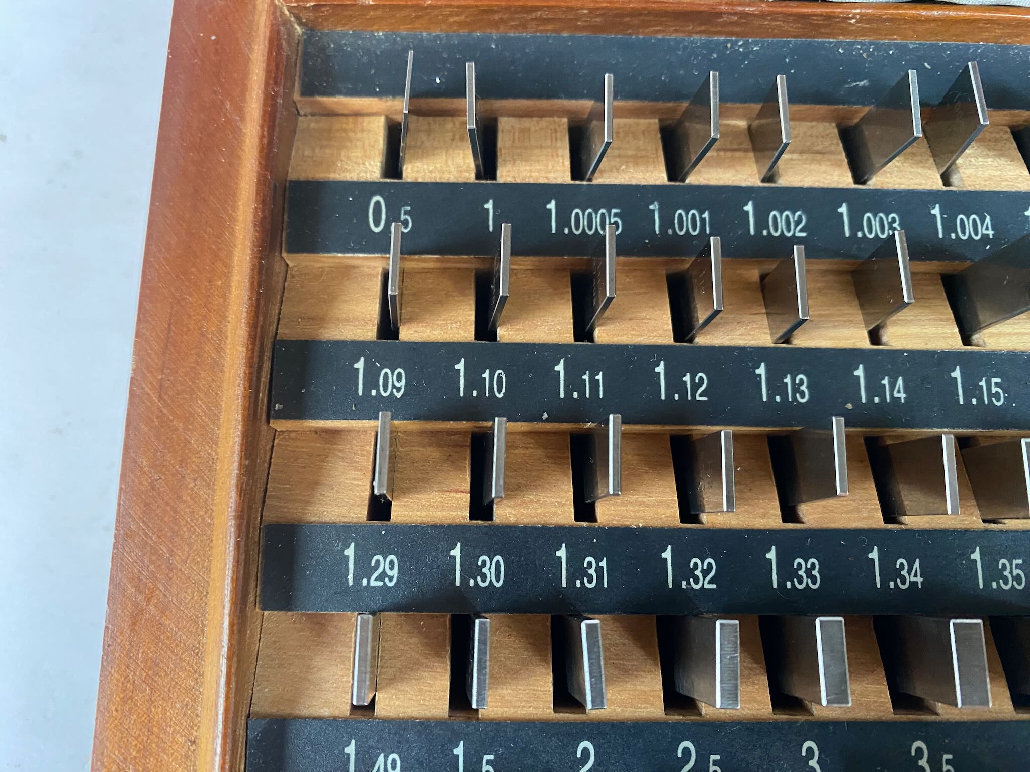 Grade 1 Inspection Gauge Blocks Full Set