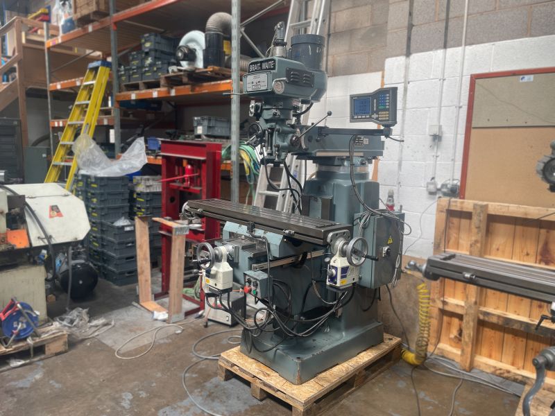 Braithwaite X6325 Turret Mill with 3 Axis DRO