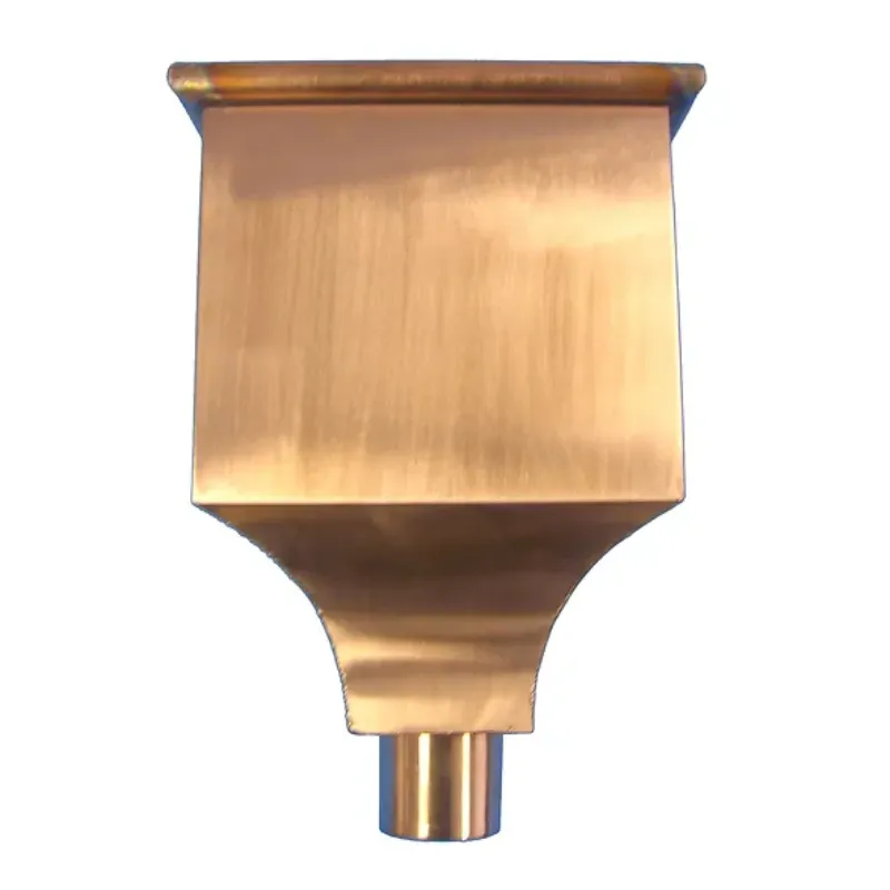 80mm Copper Gutter Victoria Hopper | Drainage Central