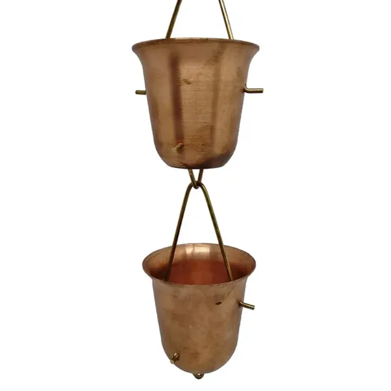 Copper Downpipe Bell Rain Cups | Drainage Central | Online