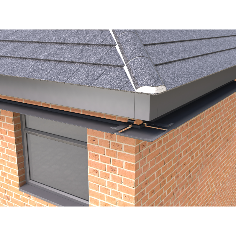 Alumasc Skyline Aluminium Soffit Angle With 4 Bends