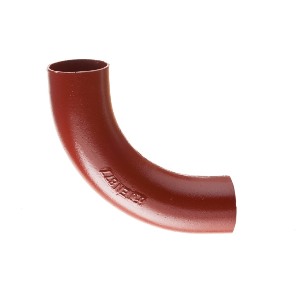 100mm Cast Iron Soil 88 Degree Long Radius Bend