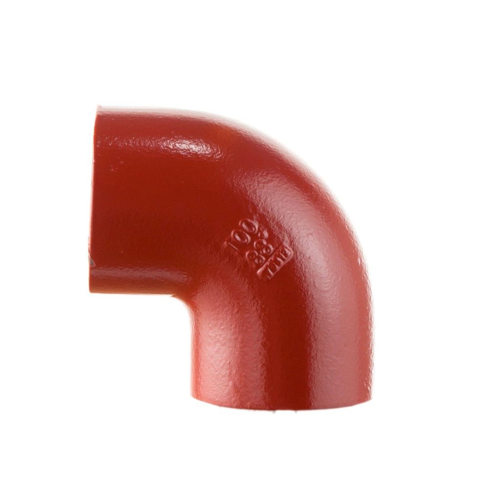100mm Cast Iron Soil 88 Degree Short Radius Bend