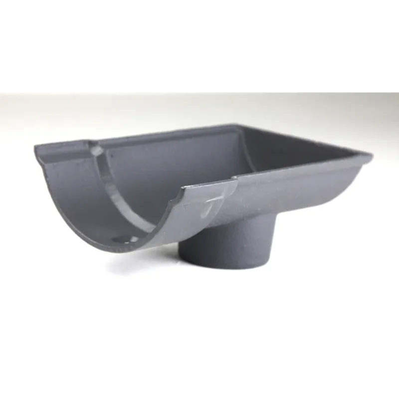 Hargreaves Cast Iron 100mm Beaded Half Round Gutter Dropend