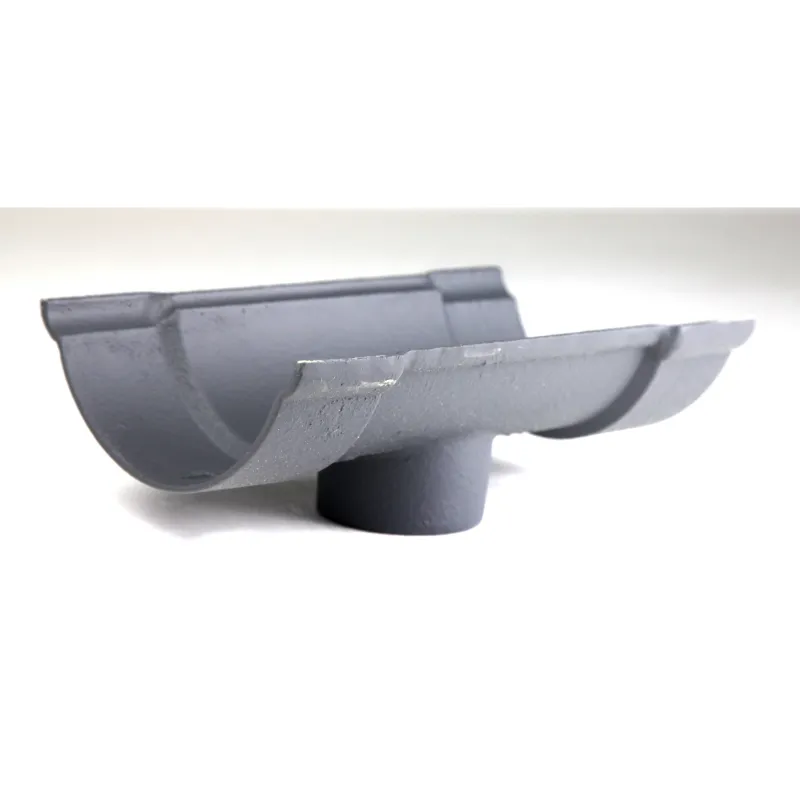 Hargreaves Cast Iron 100mm Beaded Half Round Gutter Nozzle