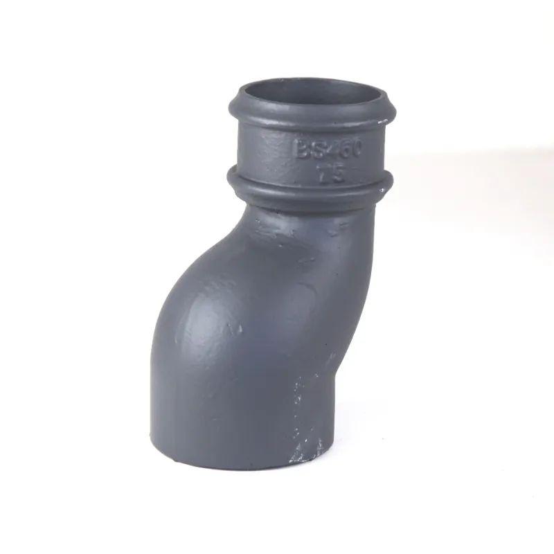 Hargreaves Cast Iron 100mm Round Downpipe Anti-Splash Shoe