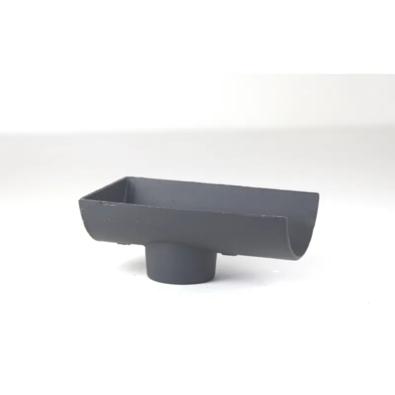 Hargreaves Cast Iron 150mm Plain Half Round Gutter Dropend