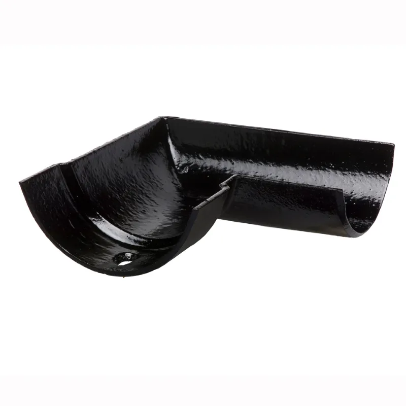 Hargreaves Cast Iron 150mm Plain Half Round Gutter Angle