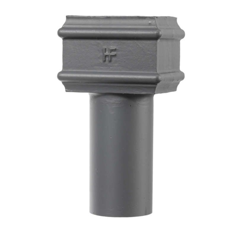 Hargreaves Cast Iron Square Downpipe to Round Connector