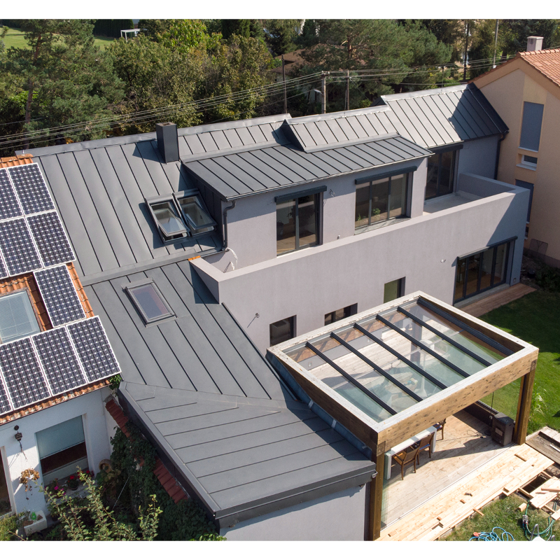 Lindab Coverline Steel Standing Seam Barge Board Flashing 2m