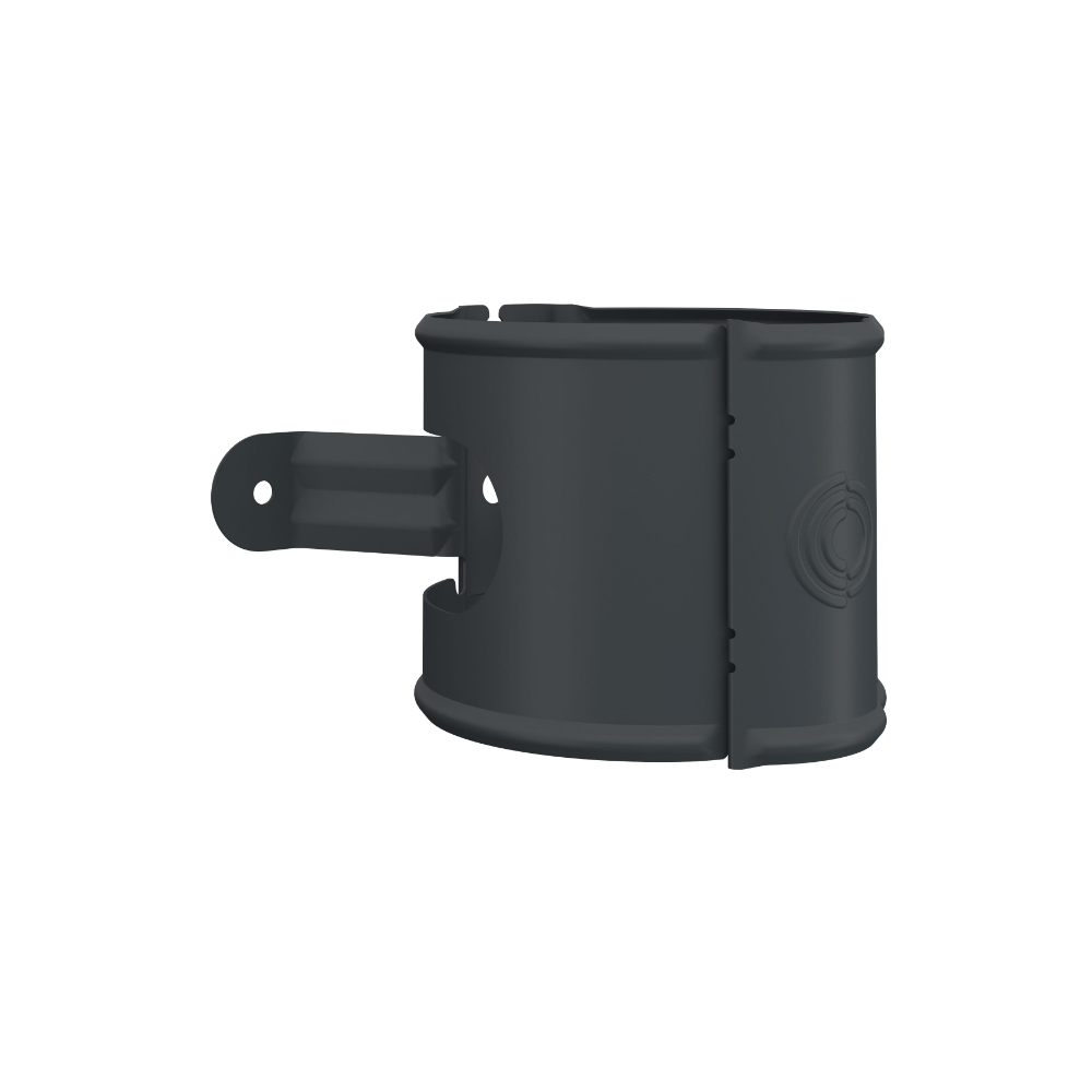 Lindab Steel Downpipe Bracket Universal 100mm Matte Finish - Lindab ...