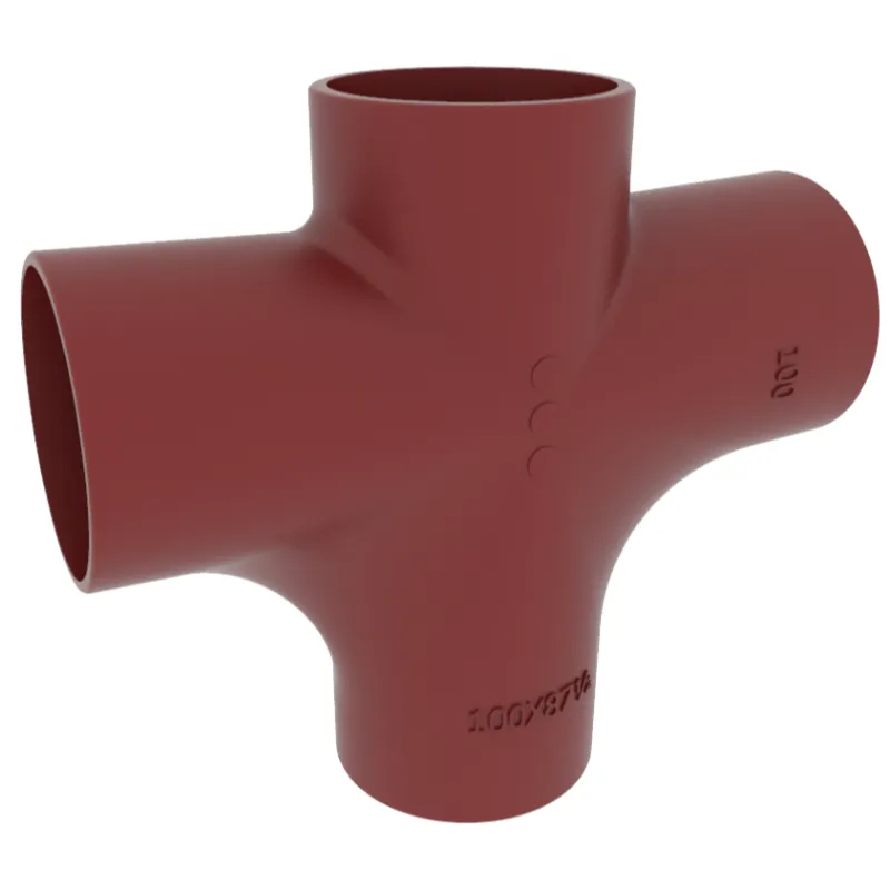 100mm Cast Iron Ensign Soil 88 Degrees Double Radius Branch