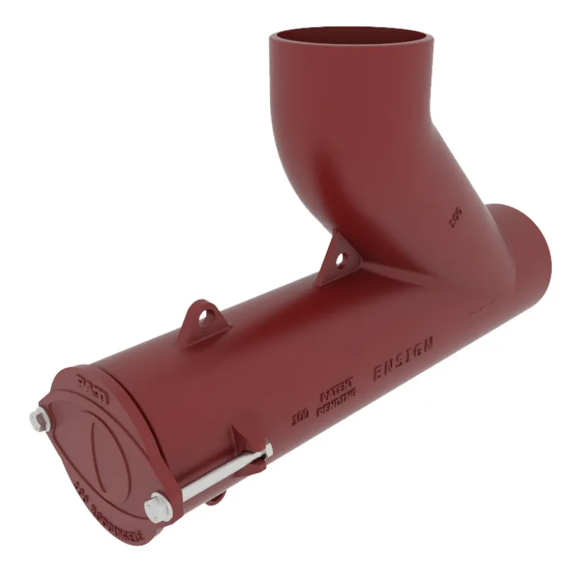 100mm Cast Iron Ensign Soil Rodding Branch