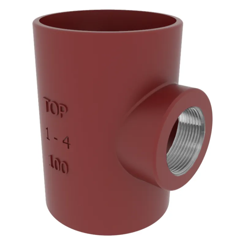 100mm Cast Iron Ensign Soil 2 inch Drilled and Taped BSP Boss Pipe