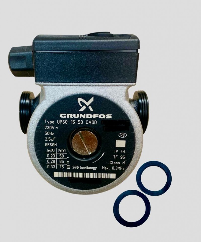 grundfos, 15-60, energy, domestic, circulating, pump, frac12, 230v, 50hz, 130mm, port, temp ...