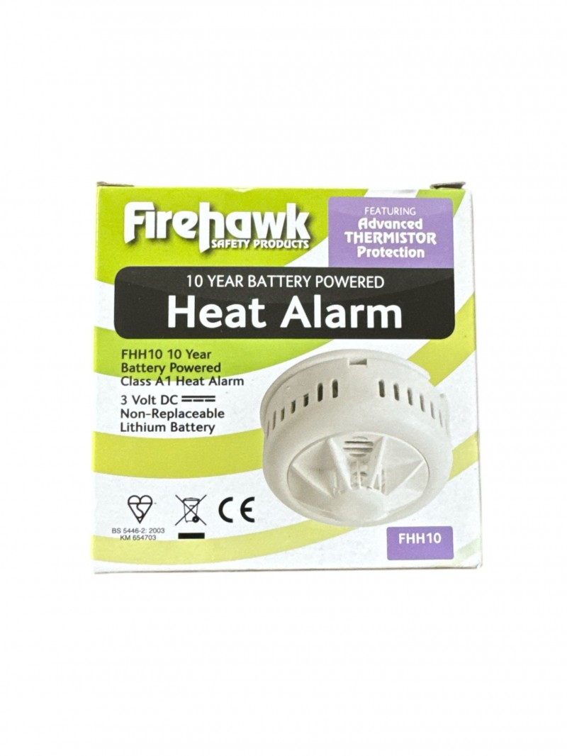 Firehawk FHH10 Battery Operated Heat Alarm